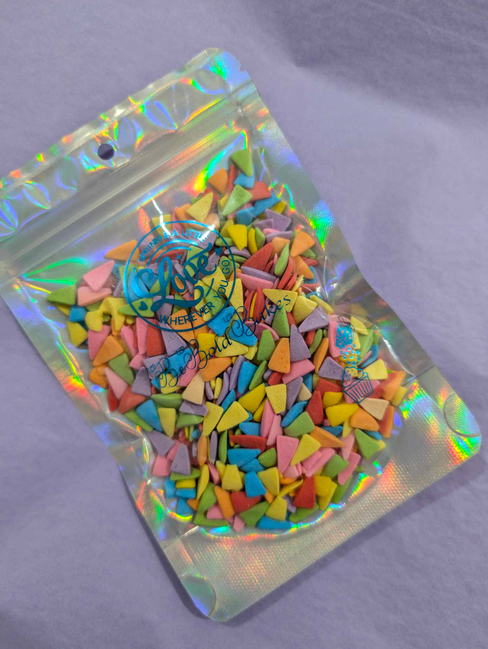 Rainbow Triangle Confetti Edible Sprinkle - 60g – Be Bold Bakes